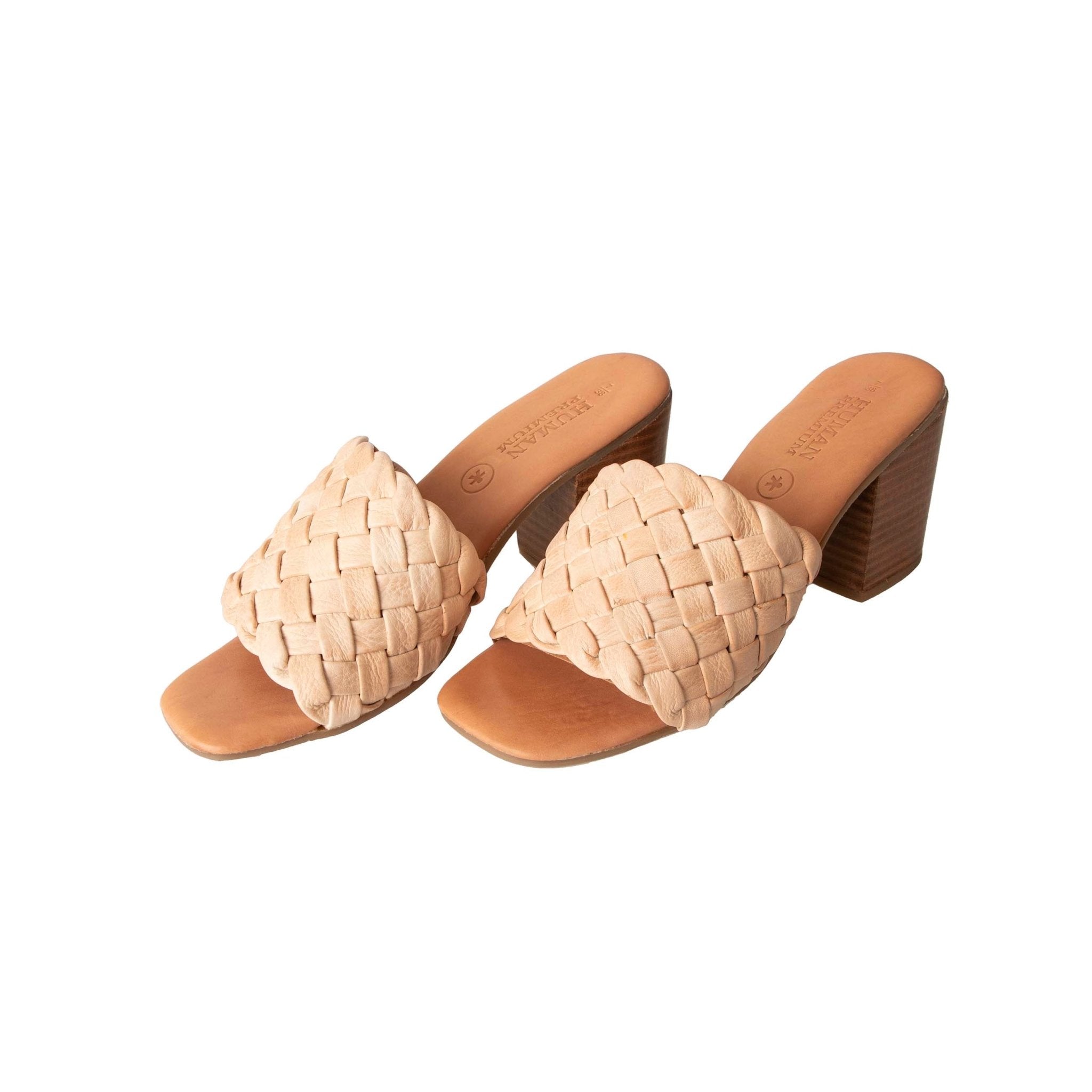 Florida Leather Mule in Latte | HUMAN SHOES | Hey Sara